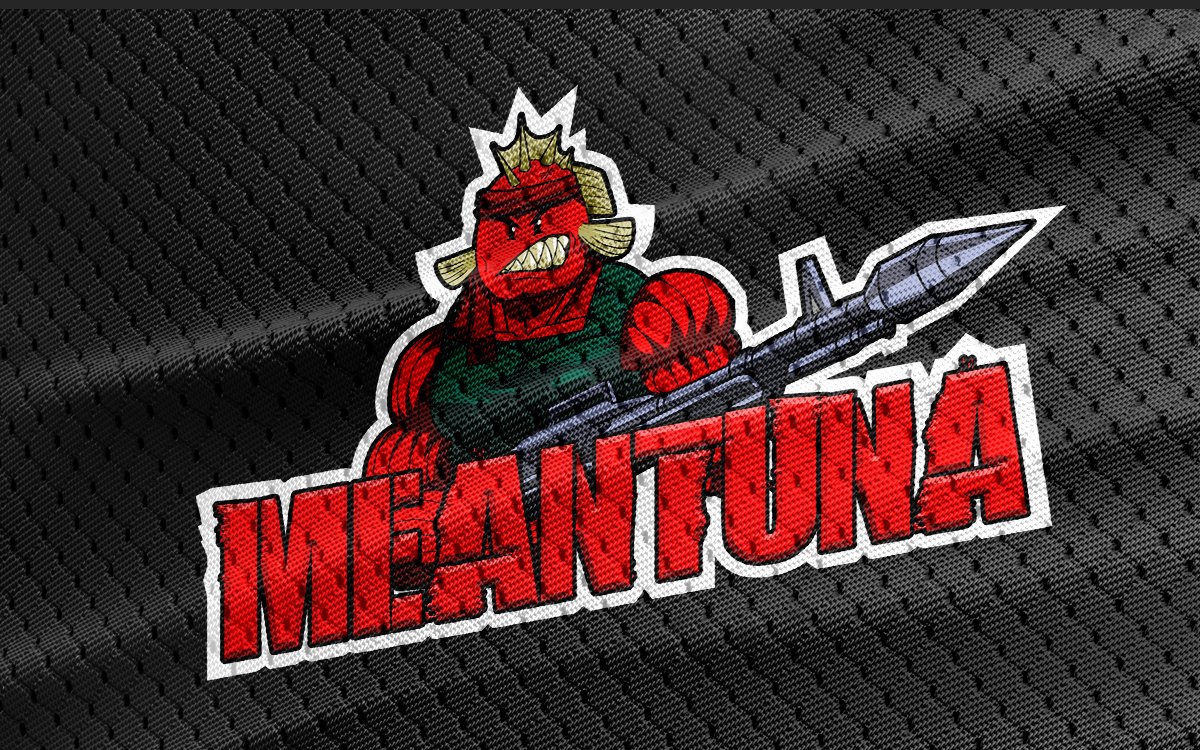 Angry Mean Tuna Mascot Logo Angry Fish eSports Logo - Lobotz LTD