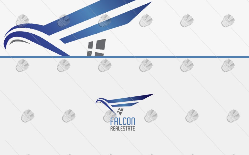 Falcon Real Estate Logo | Premade Real Estate Logo – Lobotz LTD