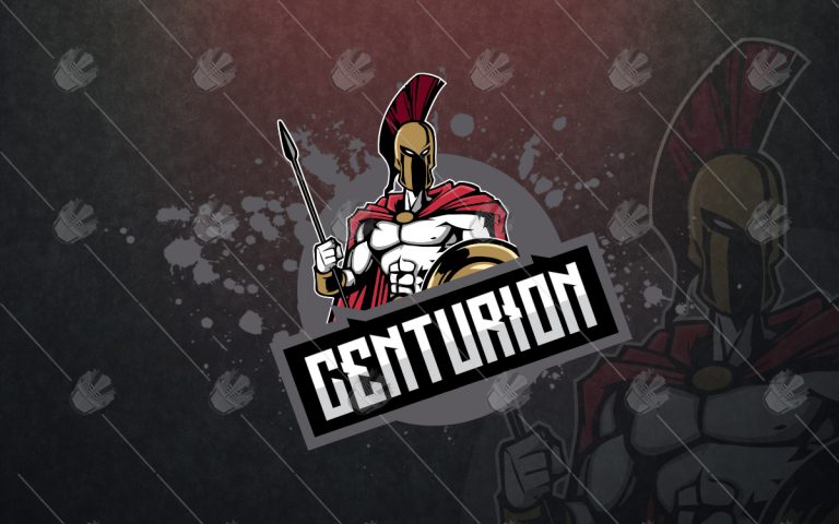 Centurion Mascot Logo | Centurion eSports Logo For Sale – Lobotz LTD
