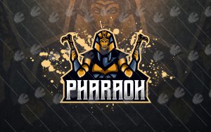 Majestic Pharaoh Mascot Logo | Pharaoh eSports Logo - Lobotz LTD