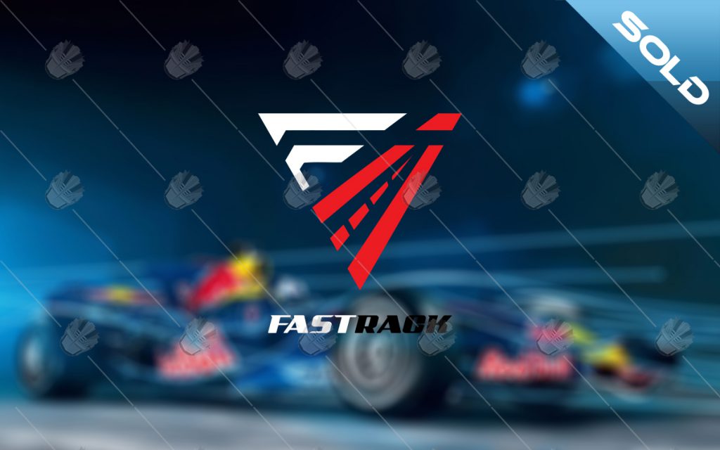 Fast Track Racing Logo For Sale | Transportation Logo - Lobotz LTD