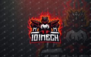 Mech Mascot Logo | Mech eSports Logo | Robot Mascot Logo - Lobotz LTD