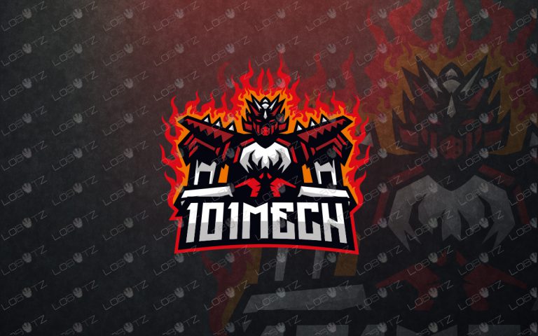 Mech Mascot Logo | Mech eSports Logo | Robot Mascot Logo – Lobotz LTD