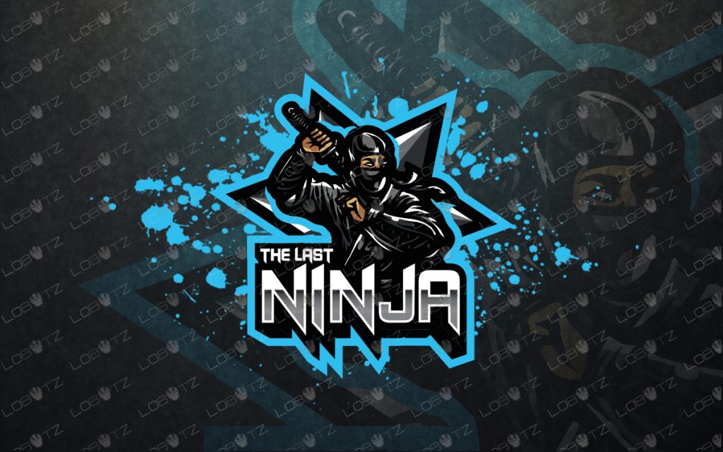 The Last Ninja Mascot Logo | Ninja eSports Logo For Sale – Lobotz LTD