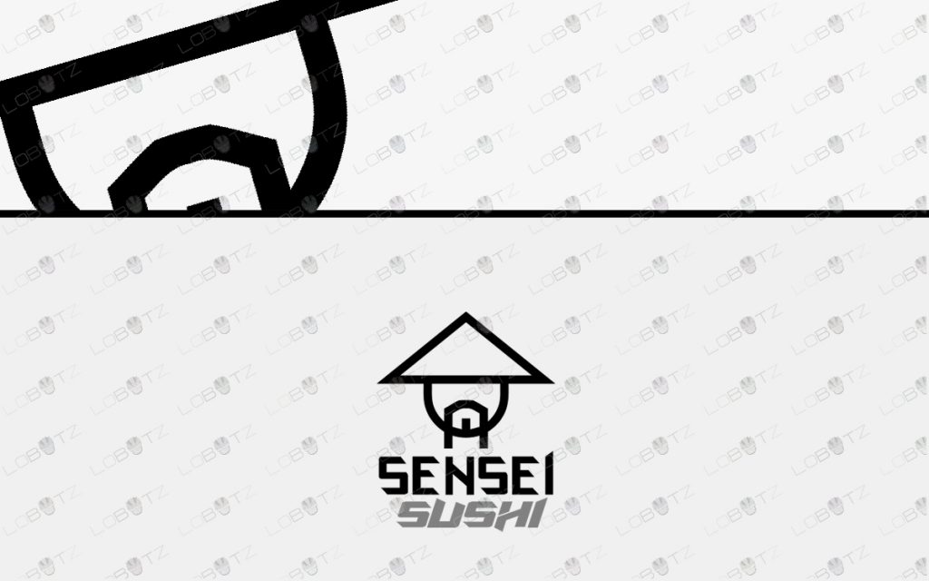 Simple Sensei Logo For Sale | Readymade Sensei Logo – Lobotz LTD
