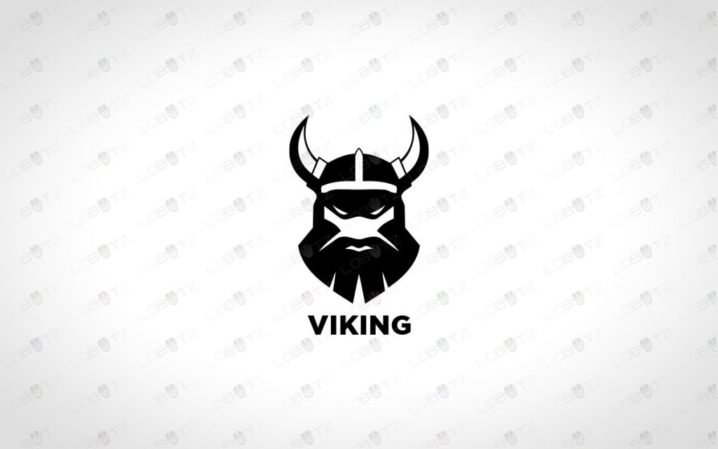 Strong Viking Logo For Sale | Viking King Logo – Lobotz LTD