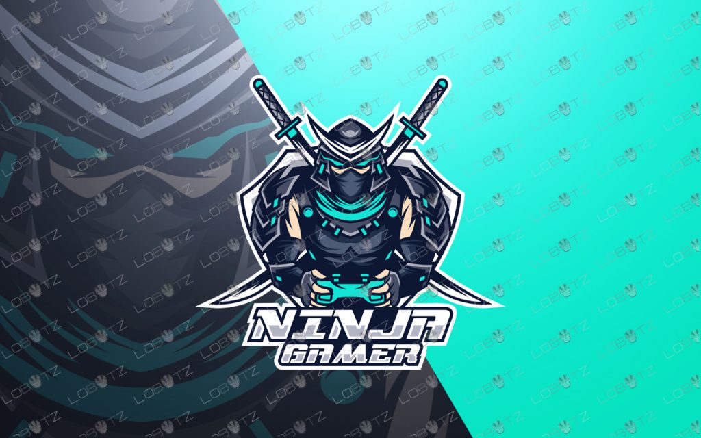 Gamer Ninja Mascot Logo Gamer Ninja eSports Logo Gaming Logo – Lobotz LTD