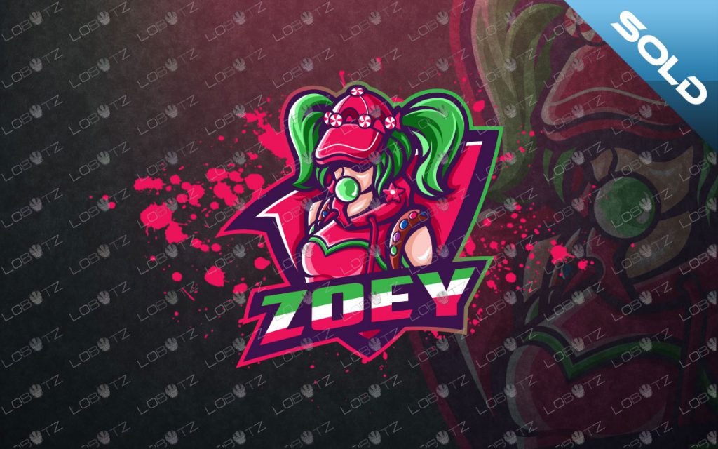 Angel Gamer Mascot Logo Gamer Angel Mascot Logo For Sale - Lobotz LTD