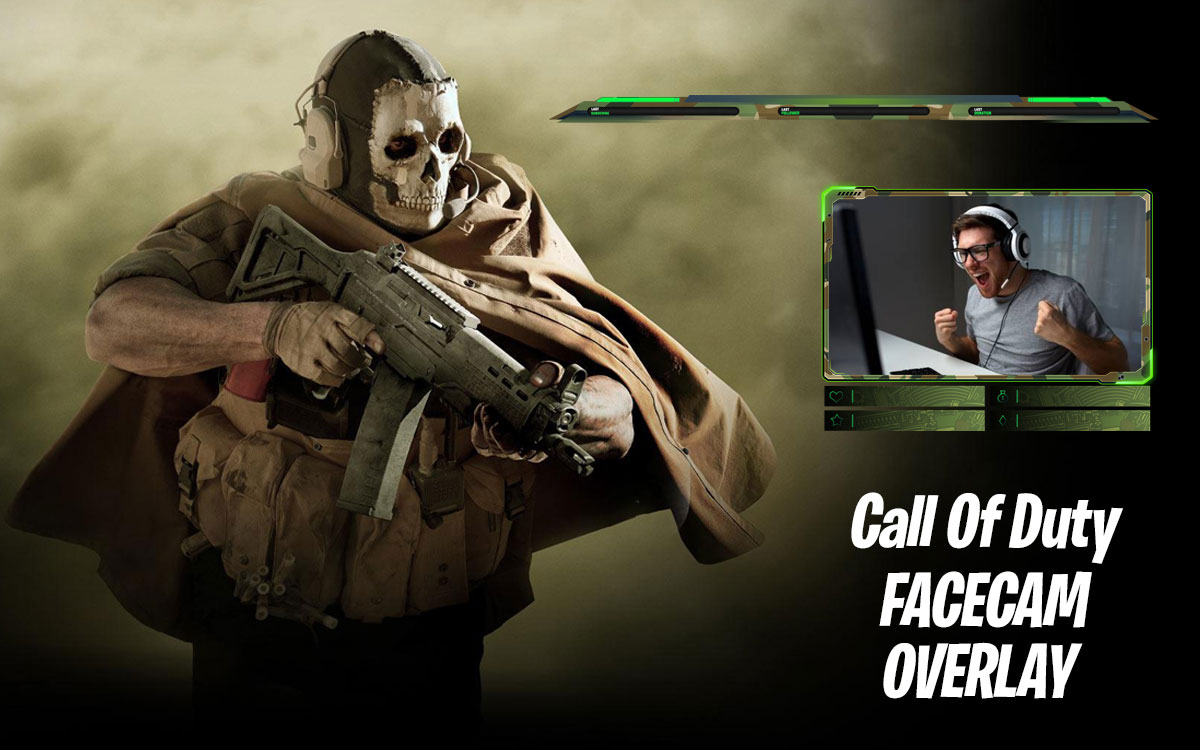 Call Of Duty Animated Facecam & Animated Overlay Package – Lobotz LTD