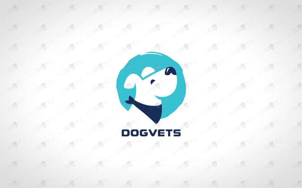 Premade Dog Logo For Sale | Dog Logos For Vets – Lobotz LTD