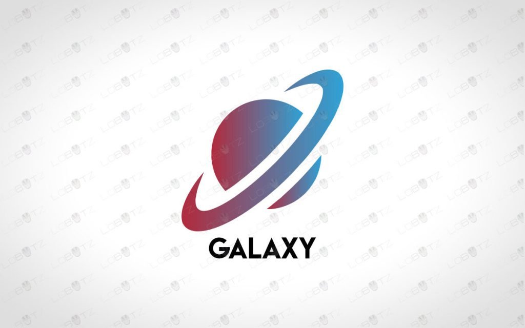 Premade Planet Logo | Modern Galaxy Logo For Sale – Lobotz LTD